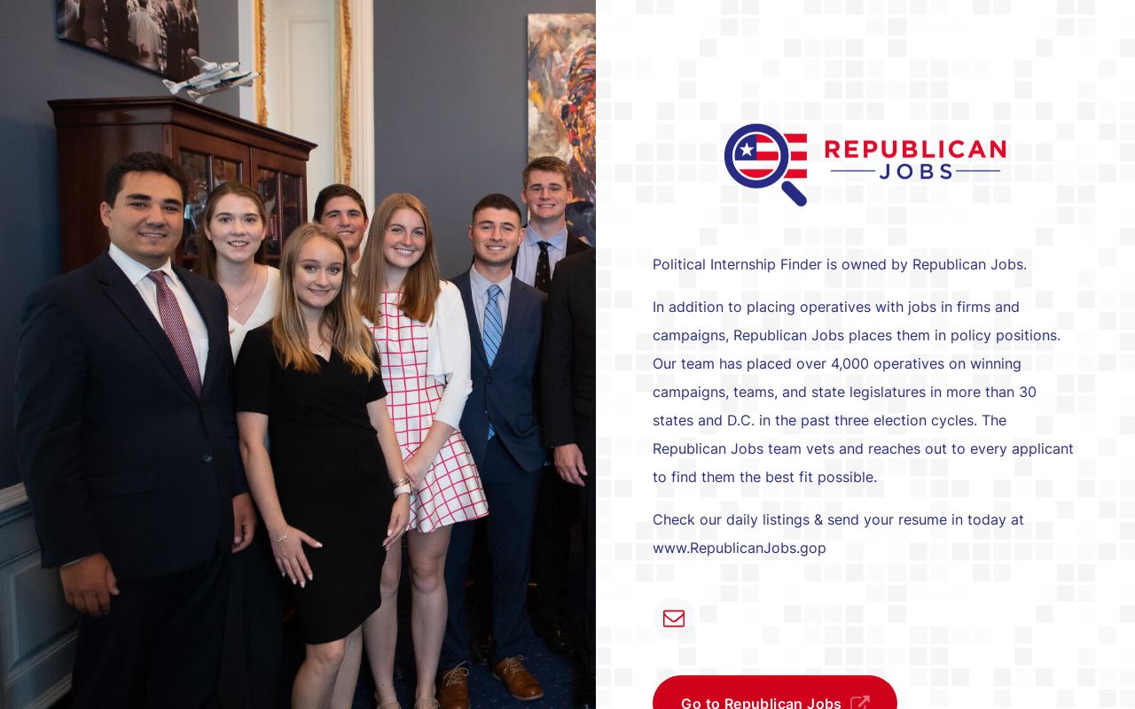 Political Internship Finder